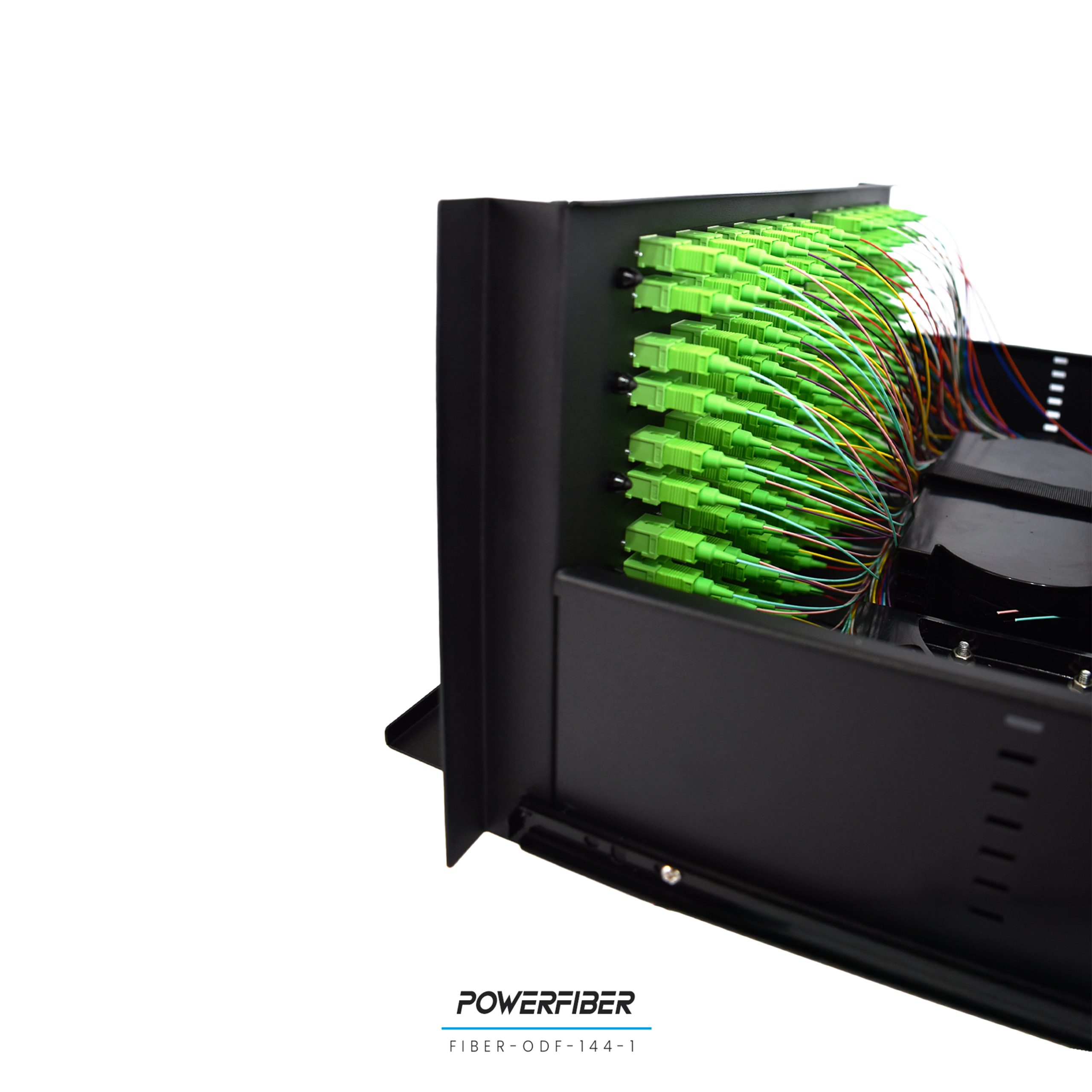 DISTRIBUIDOR DE FIBRA OPTICA 144 PUERTOS CON ADAPTADOR SC/APC CON ...