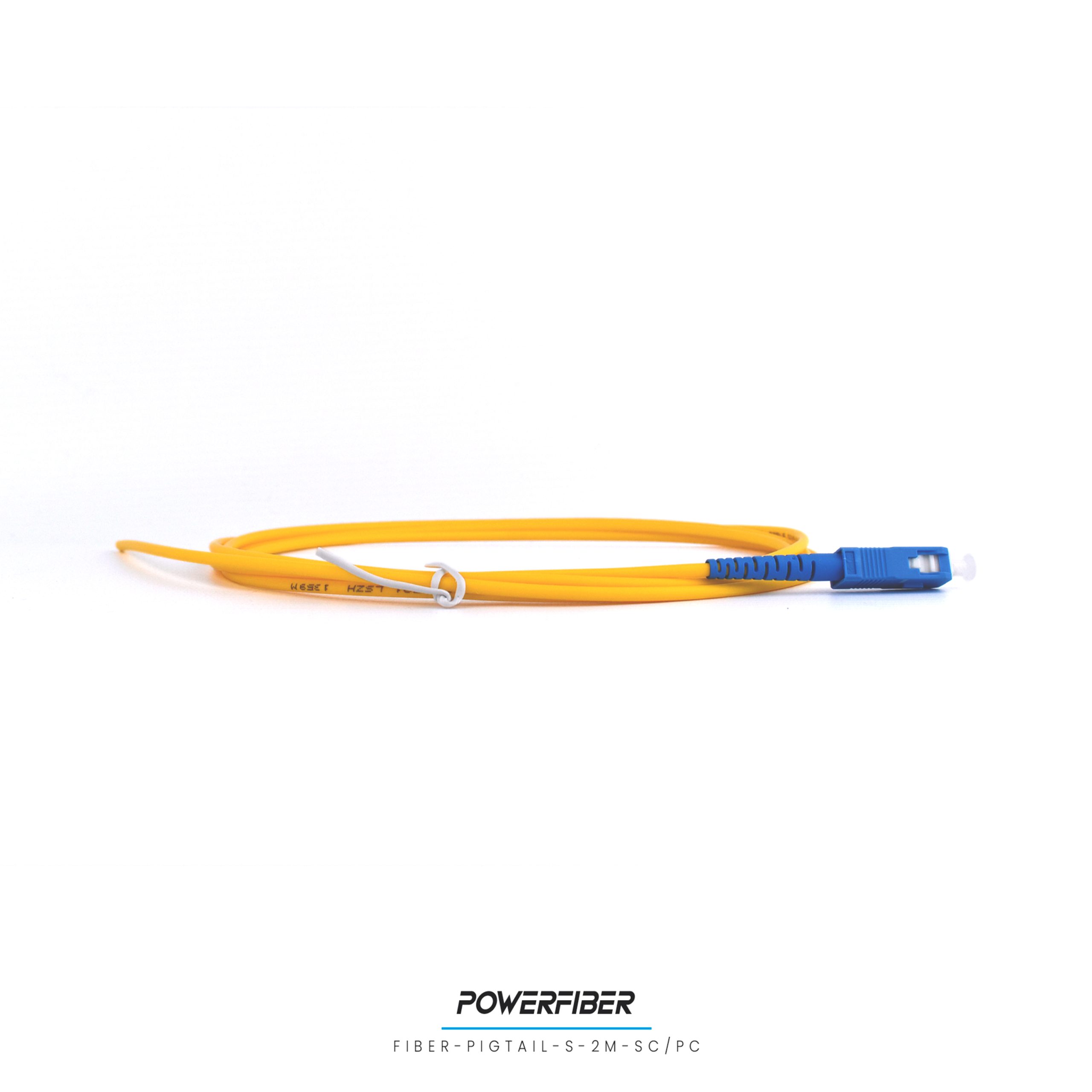 PIGTAIL SIMPLE MONOMODO 2 METROS SC/PC • POWERFIBER - ARGENTINA